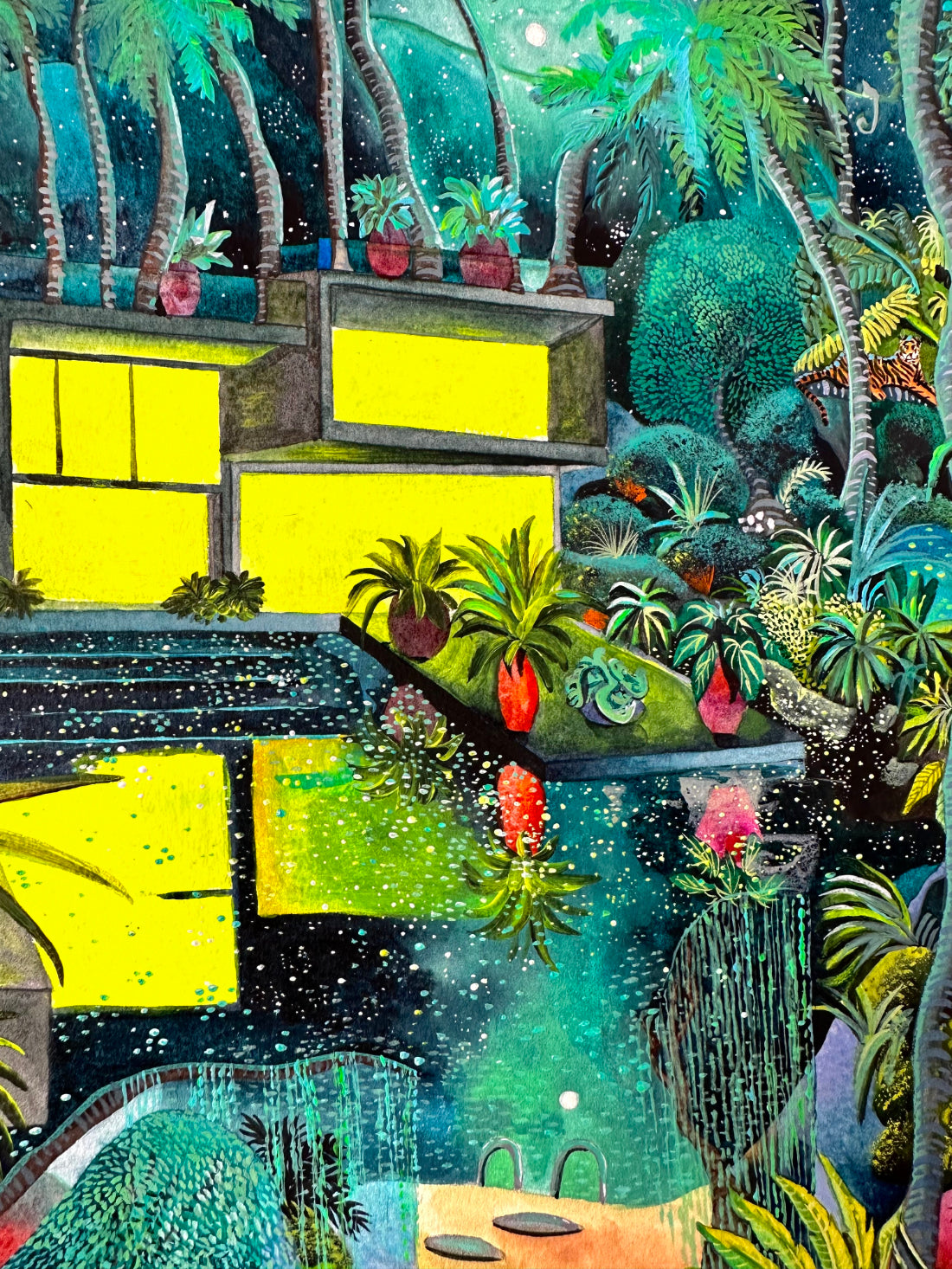 Kate Morgan Studio - Jungle House - Original Artwork