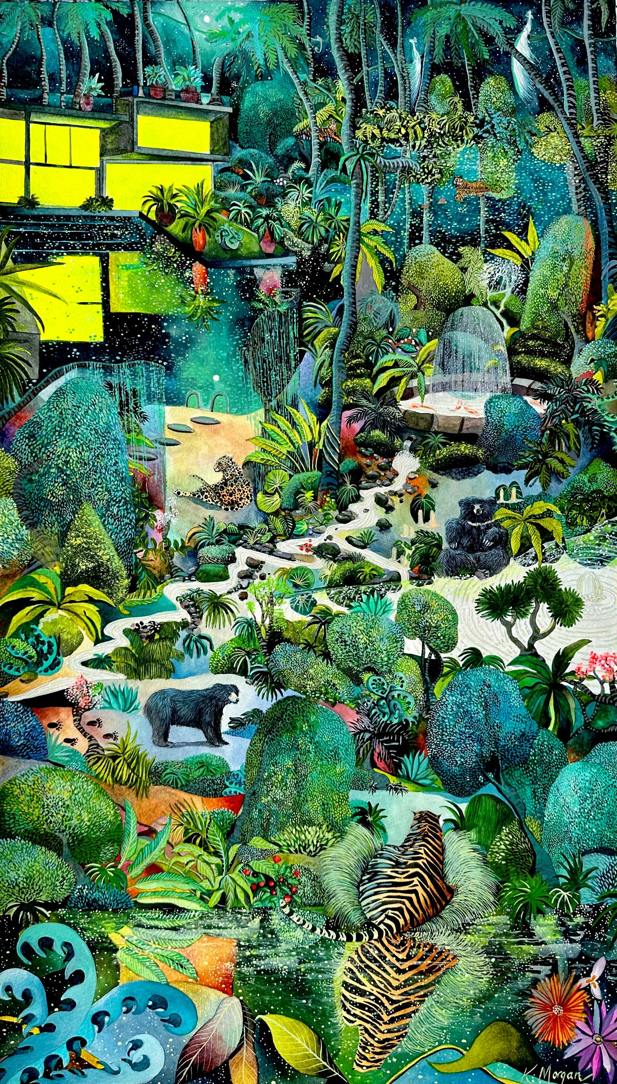 Kate Morgan Studio - Jungle House - Original Artwork