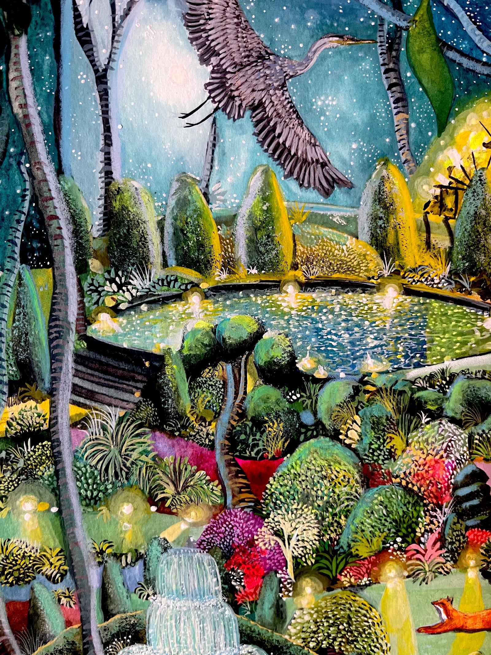 Kate Morgan Studio - Garden Party - Original Artwork