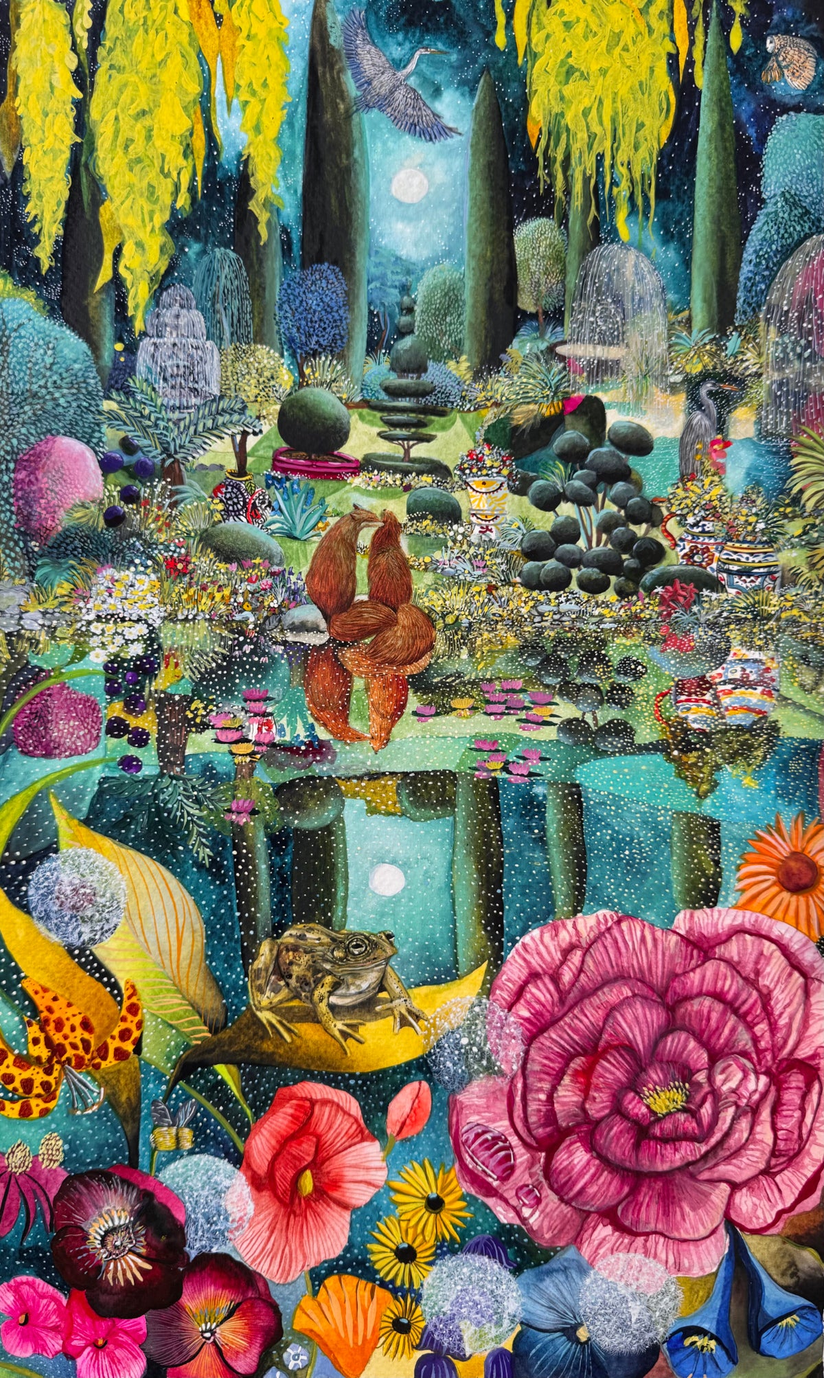 Kate Morgan Studio - Under the Laburnum - Original Artwork