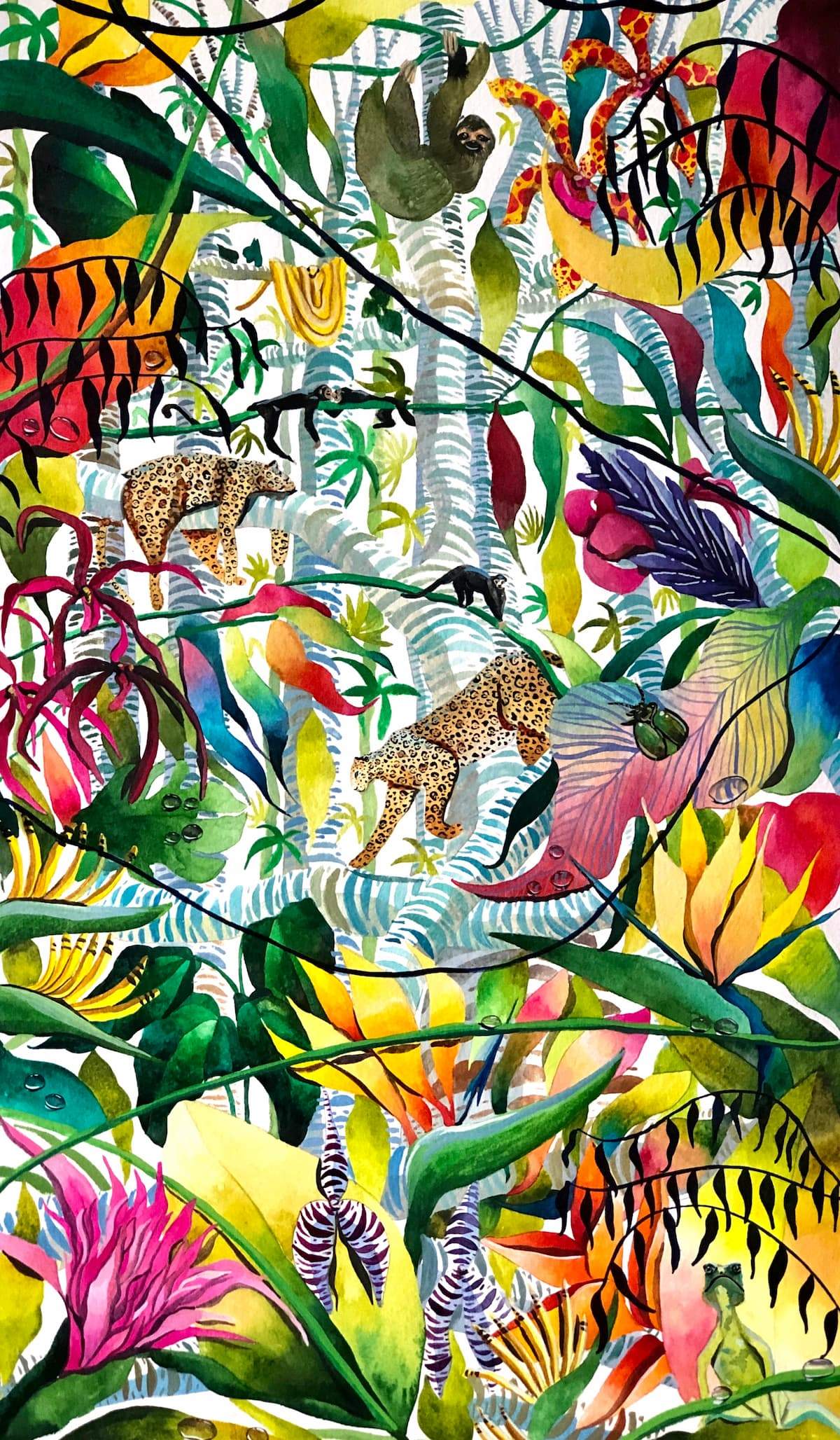 Kate Morgan Studio - Beneath the Amazon Canopy - Original Artwork